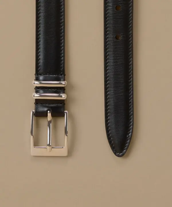 Jenni Kayne Leather Danner Belt - Black