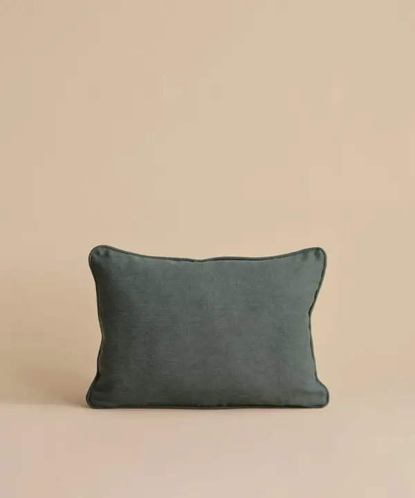 Jenni Kayne Terra Lumbar Pillow - Slate Linen