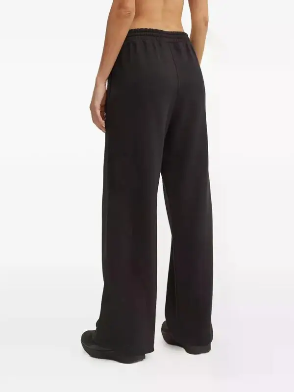 Adidas Logo-embroidered Track Pants - Black