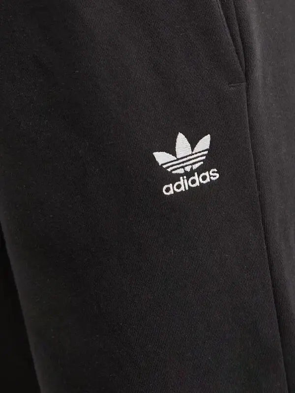 Adidas Logo-embroidered Track Pants - Black