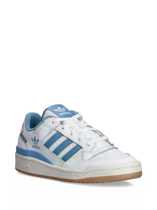 Adidas Three-stripe Leather Trainers