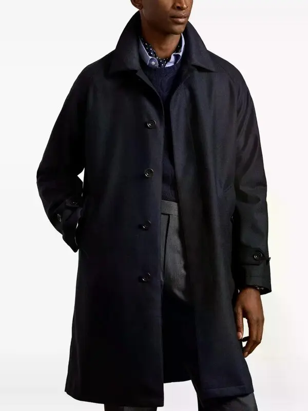 Ralph Lauren Purple Label Lined Raglan Sleeve Coat