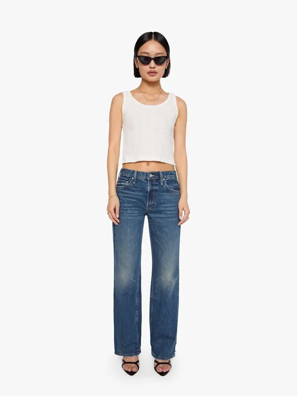 MOTHER Petite Lil Reifler After Midnight Jeans - Blue