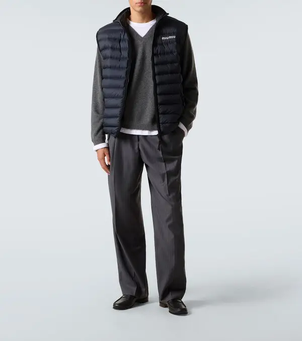 Miu Miu Cashmere Layered Sweater