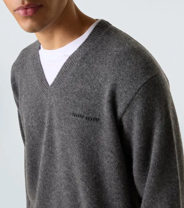Miu Miu Cashmere Layered Sweater
