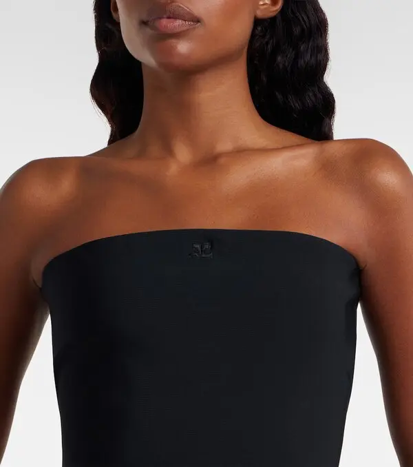 COURREGES Courrèges Jersey Bodysuit - Black