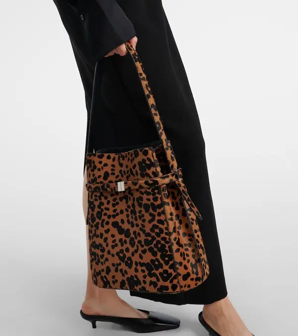 TOTEME Day Medium Calf Hair Tote Bag - Multicoloured