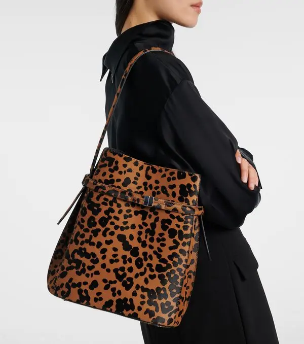 TOTEME Day Medium Calf Hair Tote Bag - Multicoloured