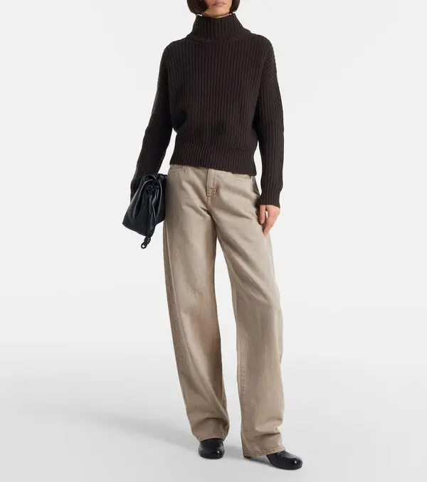 SLVRLAKE Tess High-rise Wide-leg Jeans