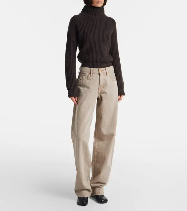 SLVRLAKE Tess High-rise Wide-leg Jeans