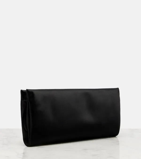 Saint Laurent Supple Satin Clutch