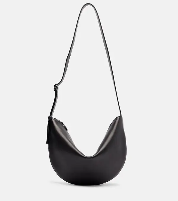 THE ROW Jouvettte Medium Shoulder Bag - Black