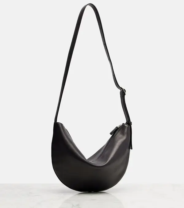 THE ROW Jouvettte Medium Shoulder Bag - Black