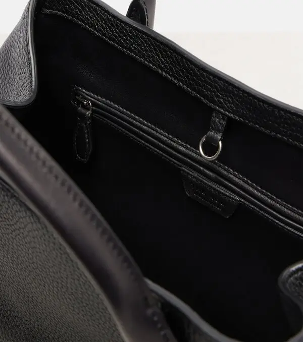THE ROW Alger Medium Leather Shoulder Bag