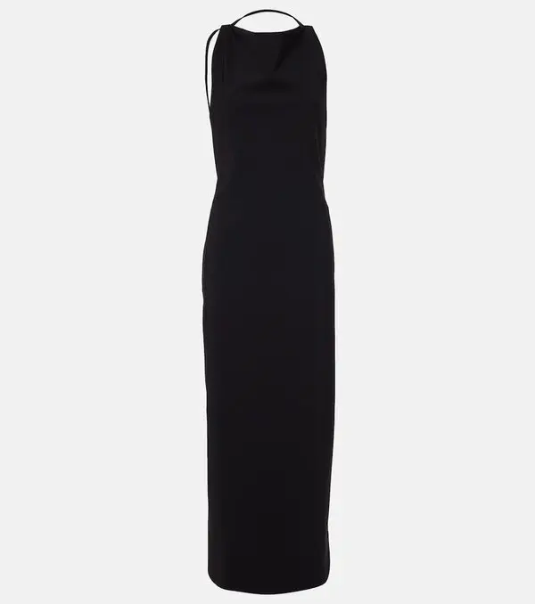 RÓHE Crêpe Maxi Dress - Black