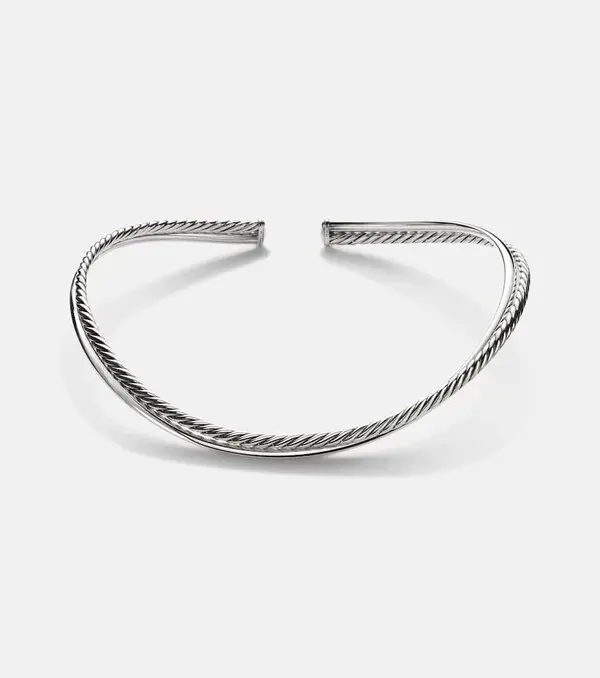 David Yurman Bold Crossover Choker - Silver