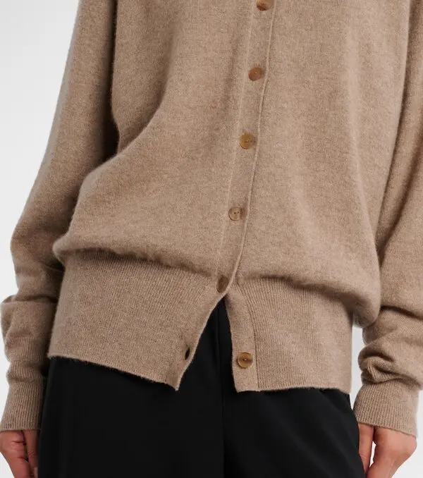 THE ROW Lillia Cashmere Cardigan - Beige