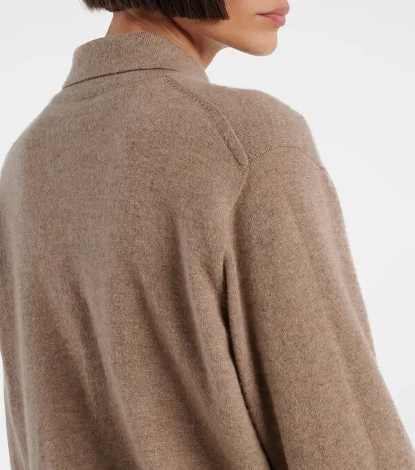 THE ROW Lillia Cashmere Cardigan - Beige
