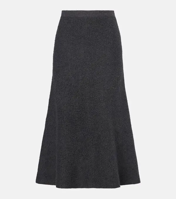 THE ROW Lian Cotton Midi Skirt