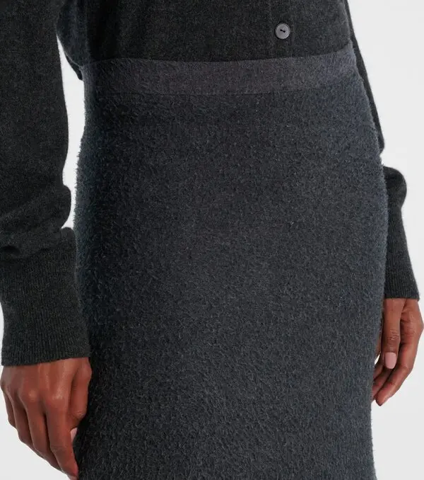 THE ROW Lian Cotton Midi Skirt