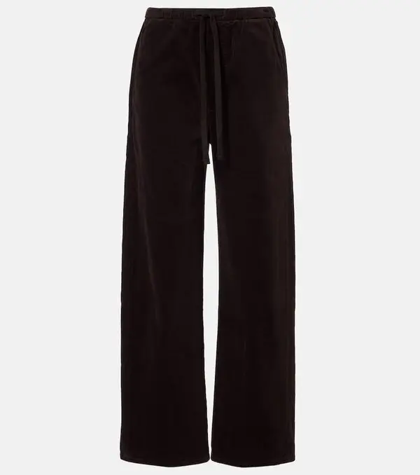 Citizens Of Humanity Aurora Cotton Corduroy Wide-leg Pants - Black