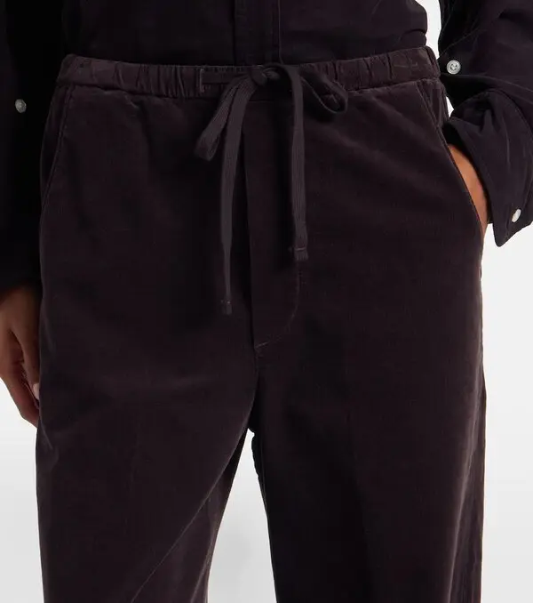 Citizens Of Humanity Aurora Cotton Corduroy Wide-leg Pants - Black