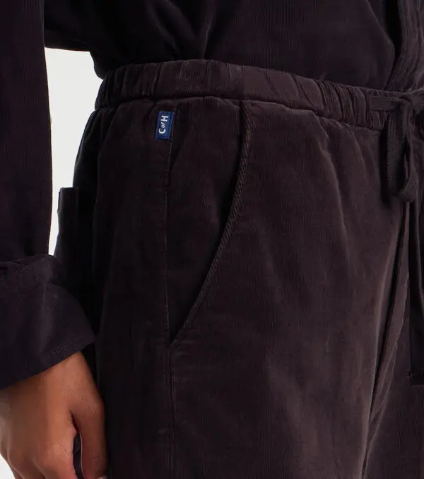 Citizens Of Humanity Aurora Cotton Corduroy Wide-leg Pants - Black