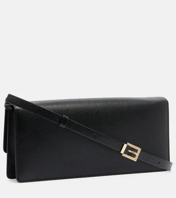 TOM FORD Double T Leather Shoulder Bag