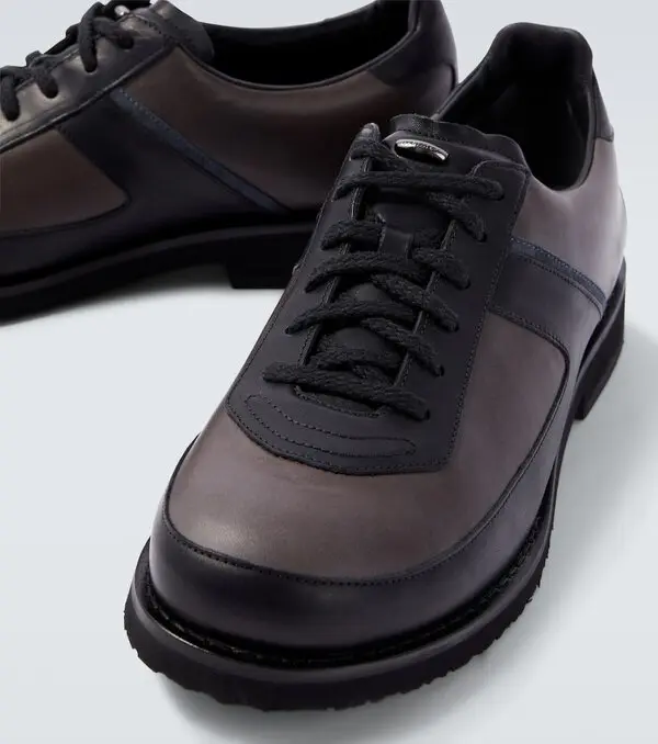 Our Legacy Ten Pin Leather Sneakers