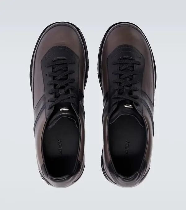 Our Legacy Ten Pin Leather Sneakers