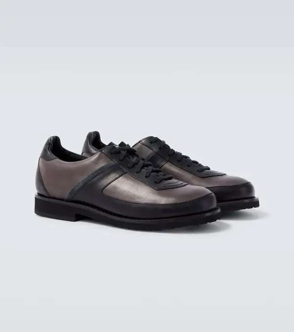 Our Legacy Ten Pin Leather Sneakers