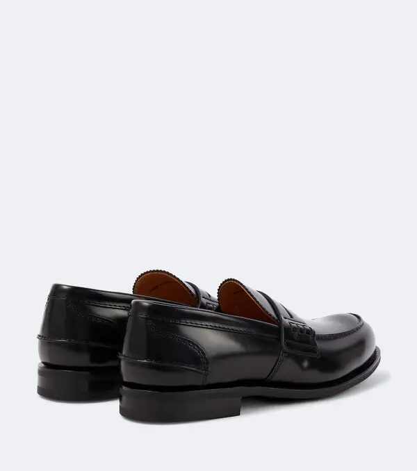 Church's Pembrey Leather Penny Loafers - Black