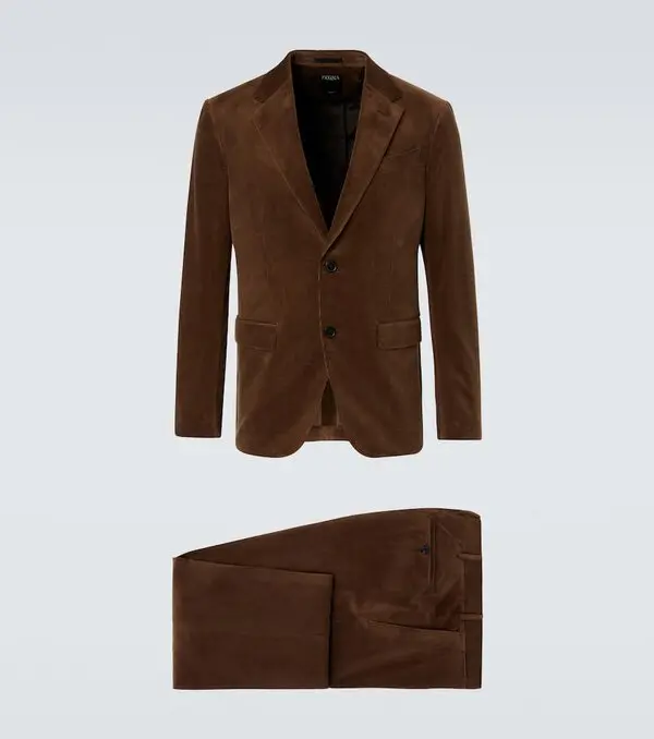 Zegna Corduroy Suit
