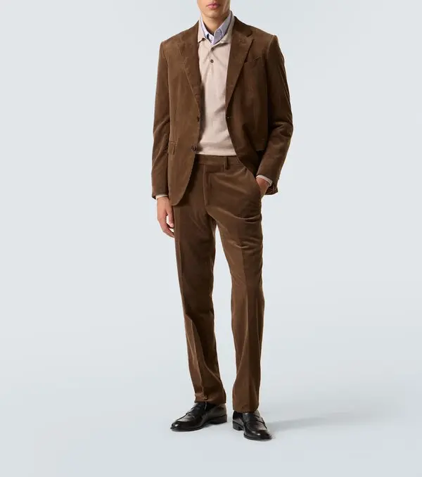 Zegna Corduroy Suit
