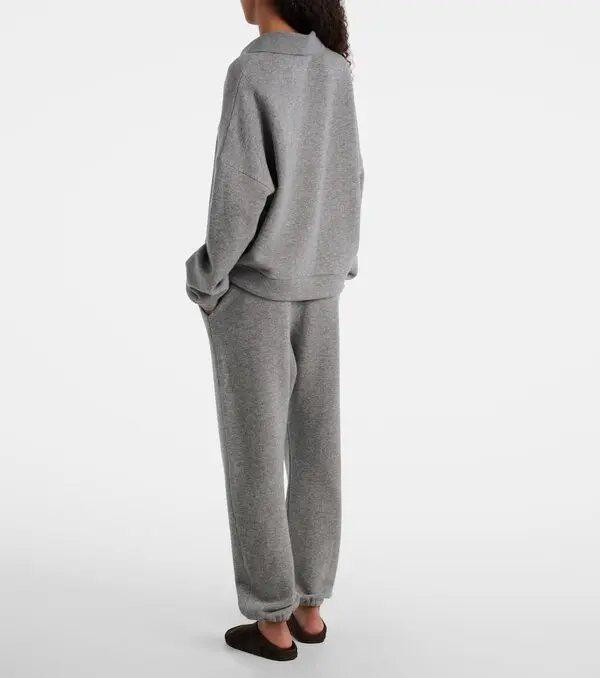 THE ROW Corzas Cashmere And Cotton Polo Sweater