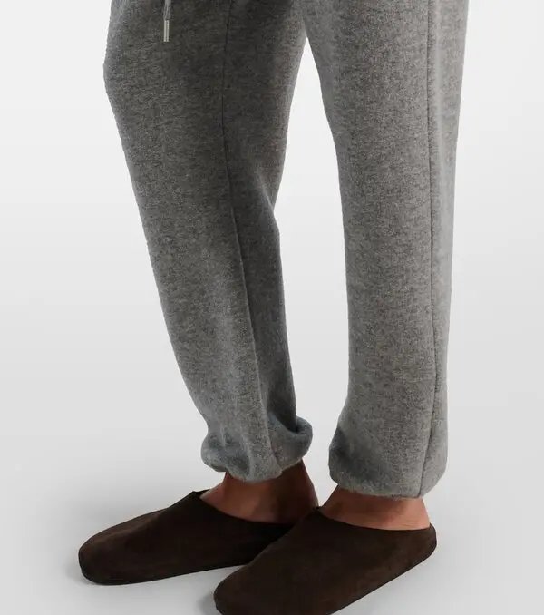 THE ROW Teo Cashmere And Cotton Sweatpants