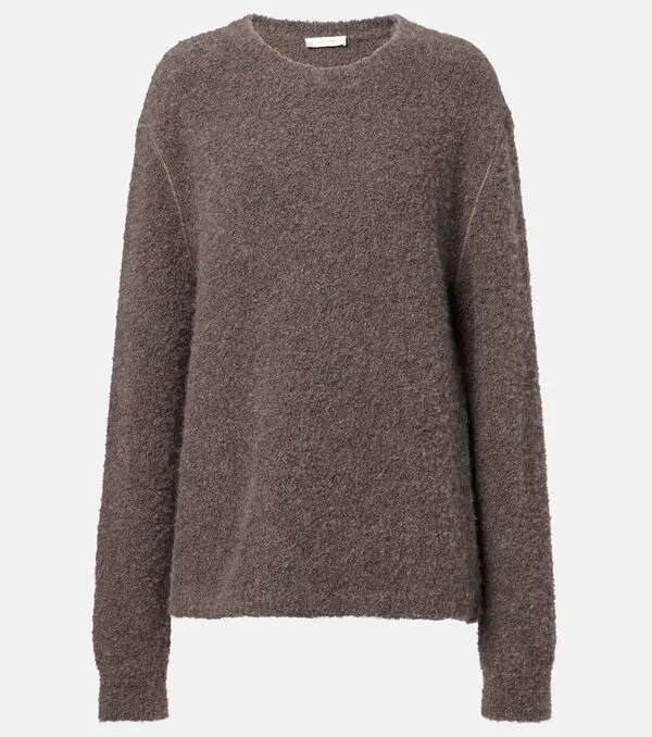 THE ROW Leorina Cashmere, Alpaca, And Silk Sweater