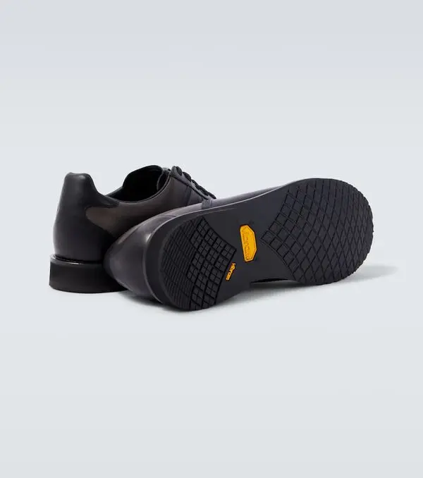 Our Legacy Ten Pin Leather Sneakers - Black