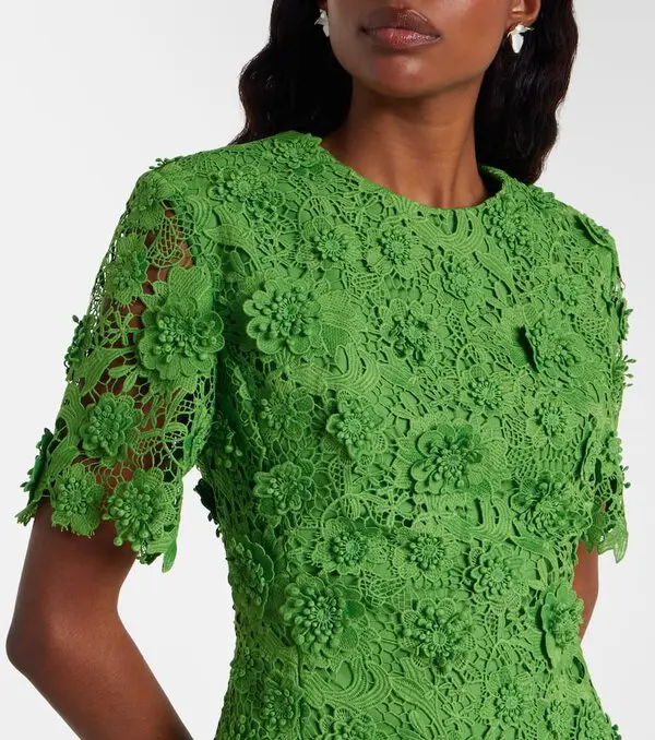 LEO LIN Caroline Lace Midi Dress