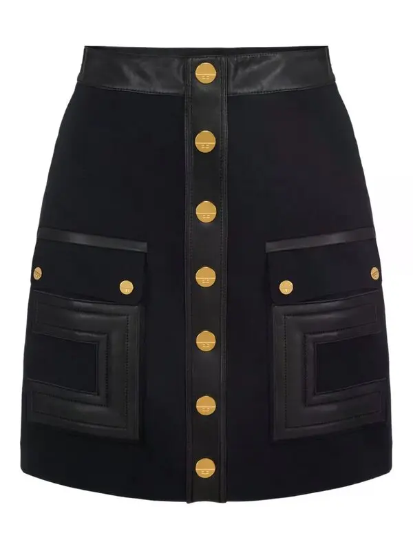 Elisabetta Franchi Button-embellished Mini Skirt