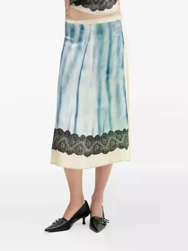 DIESEL O-neiric Printed Midi Skirt