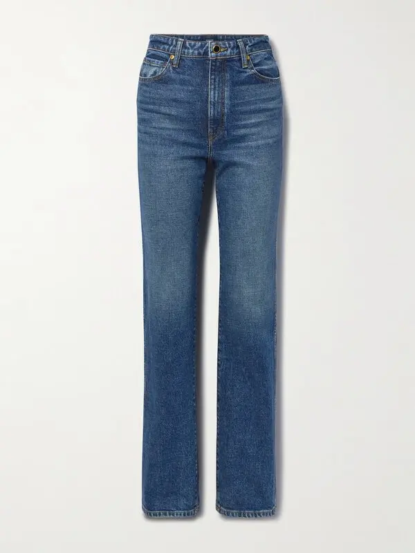 Khaite Danielle Stretch High-rise Slim-leg Jeans