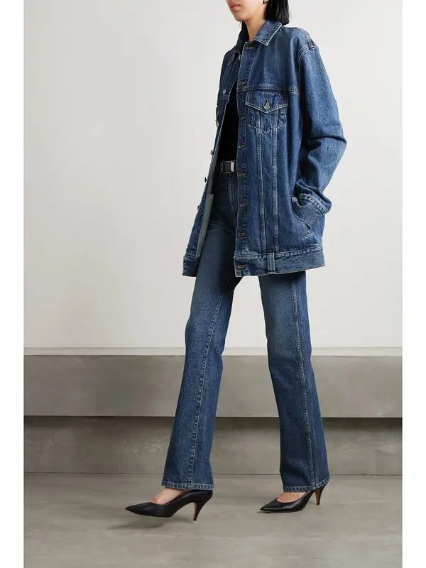 Khaite Danielle Stretch High-rise Slim-leg Jeans