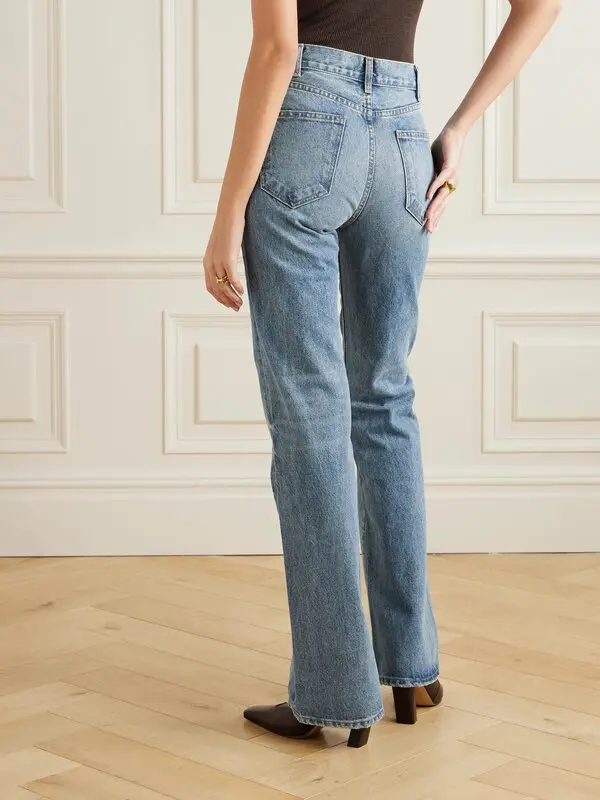 NILI LOTAN Joan High-rise Straight-leg Jeans - Blue
