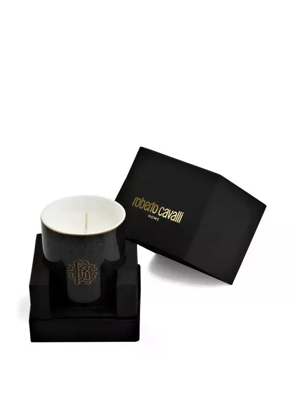 Roberto Cavalli Monogram Porcelain Candle