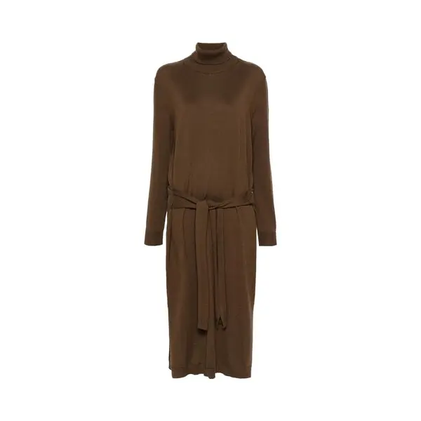 LEMAIRE Trompe L'oeil Dress - Brown