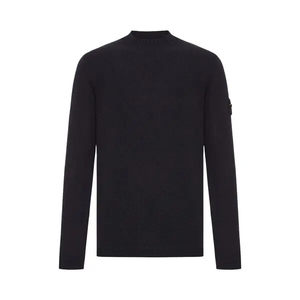 Stone Island Wool-nylon Knit Crewneck