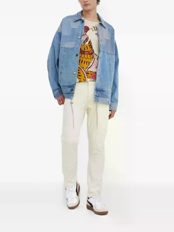 Desigual Patchwork Denim Jacket
