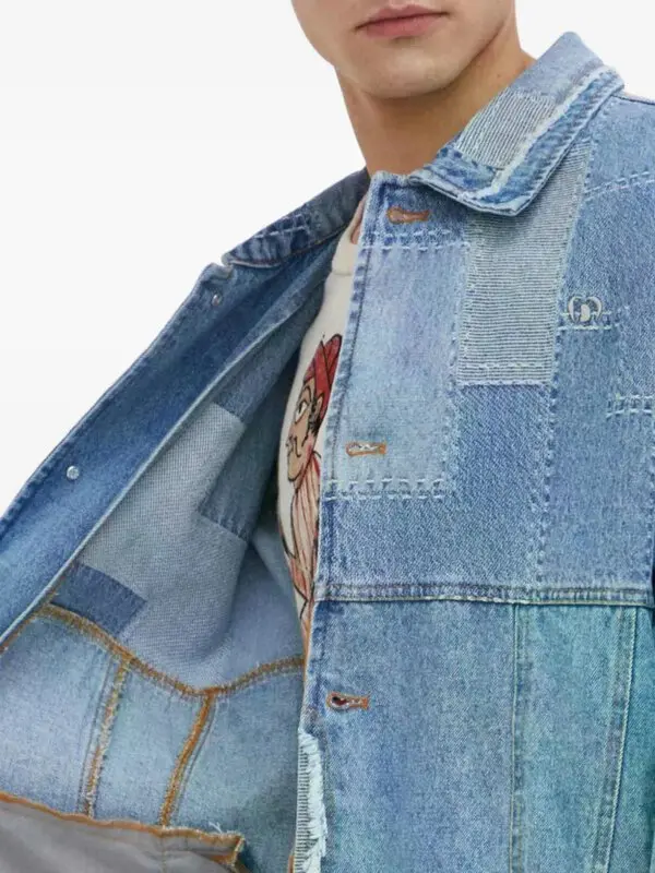 Desigual Patchwork Denim Jacket