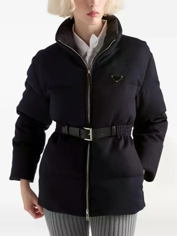 Prada Belted Puffer Jacket